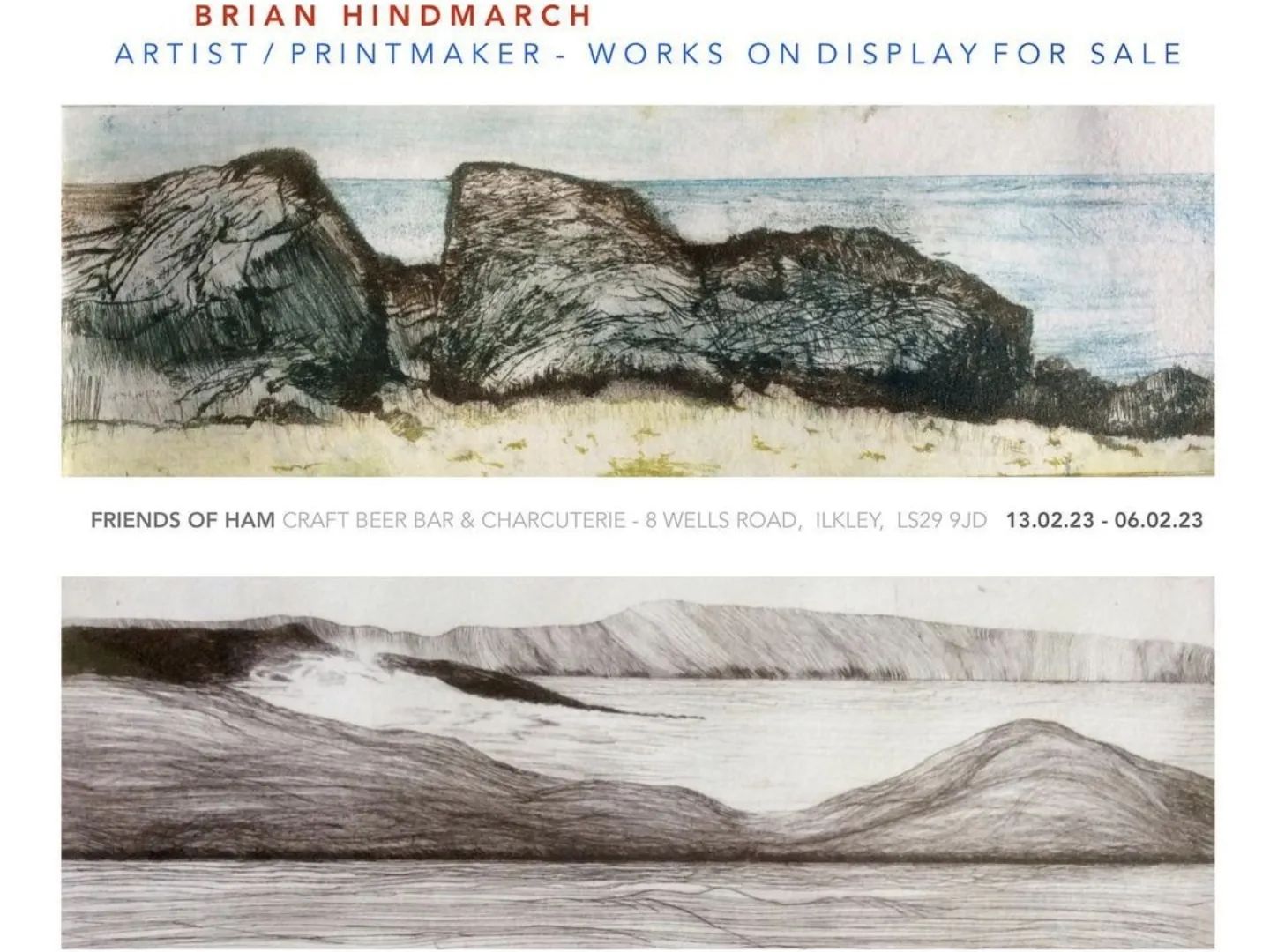 New Artist in Residence at Friends of Ham Ilkley February 2023